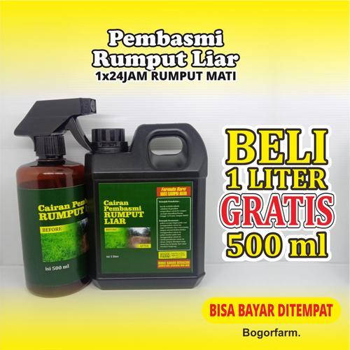 Jual [bogorfarm]Cairan PEMBASMI RUMPUT LIAR ,GULMA,ILALANG 1L+500ML ...