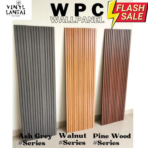 Jual Wall panel WPC Wood P. 1,5m x L. 15cm - Ash Grey - Jakarta Timur ...