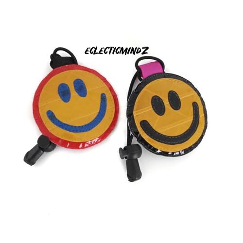 Jual smiley round shape bike reflector rear reflective light warning ...