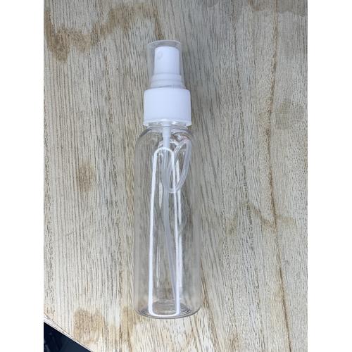 Jual botol bening 100ml tutup spray putih susu - spray putih - Kab ...