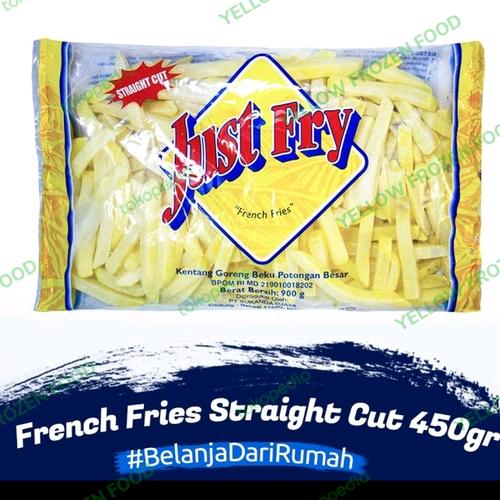 Jual Just Fry Kentang Goreng French Fries StraightCut450 gr Beku Frozen ...