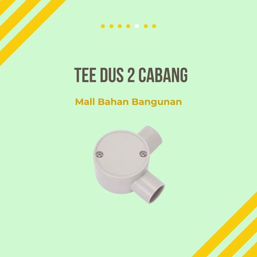 Jual Fitting konduit conduit 20 mm listrik putih klem soket T dus Tee ...