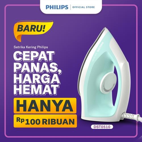 Promo PHILIPS Setrika Listrik - DST0510 - Biru - Jakarta Pusat - Utama ...
