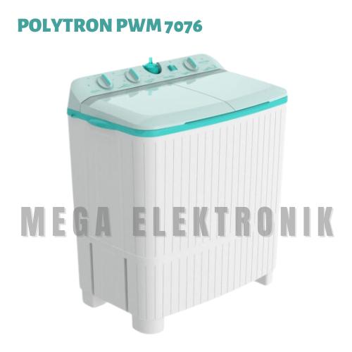 Jual POLYTRON PWM 7076 Mesin Cuci 2 Tabung Samba Series Hijab 7 KG ...