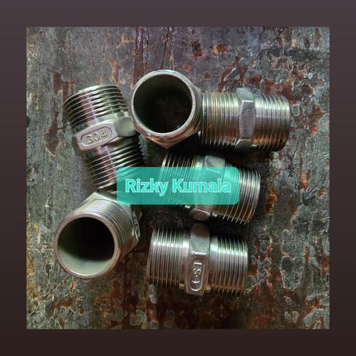Jual Double Naple 1" Inch Stainless SS304 / Nepel Stainless - Kota ...