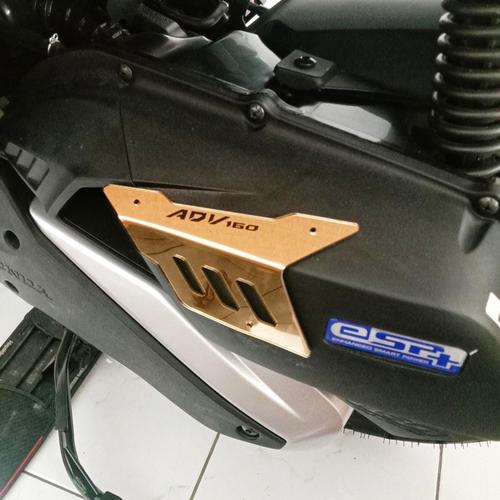 Promo honda adv 160 Filter box garnish saringan udara adv160 - Gold ...