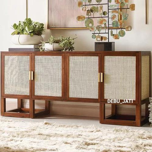 Jual meja buffet rattan buffet meja bufet minimalis meja bufet cabinet ...