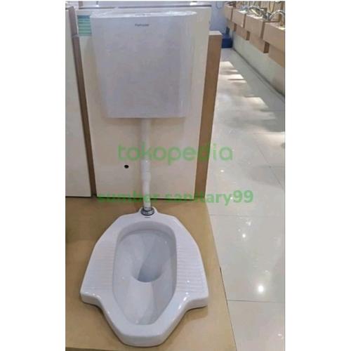 Jual Closet Toto Ce9 Set Tangki Dinding Dual Flush/Kloset Jongkok TOTO ...