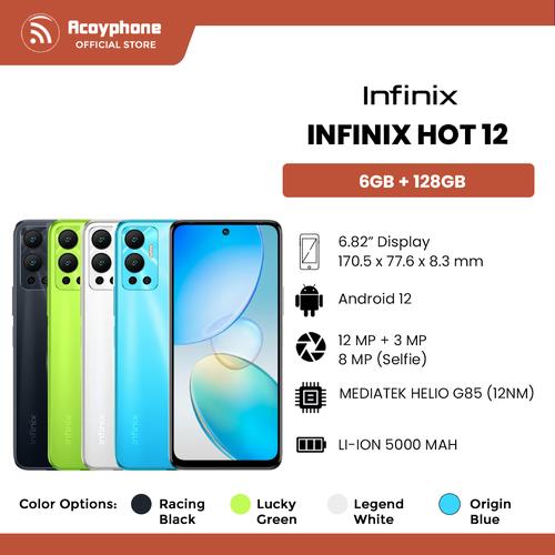 Jual INFINIX HOT 12 6/128GB GARANSI RESMI - Green - Jakarta Barat ...