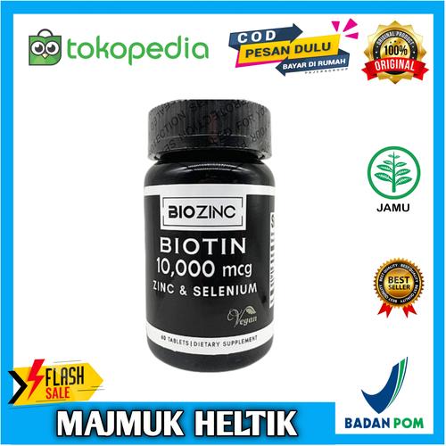 Jual Biozinc Biotin 10.000mg + zinc & selenium Suplemen Rambut dan ...