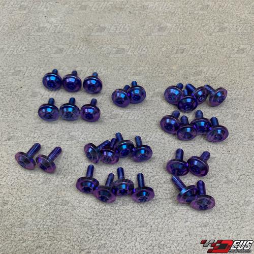 Jual Paket Baut Titanium Set Full Body Ninja RR / Bodi Windshield ...