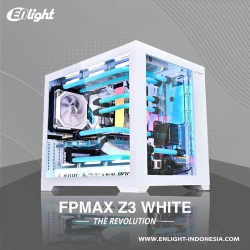 Jual Casing Enlight FPMAX Z3 White - ATX Gaming Case - 3FAN - Kota Banjarmasin - Mega Surya ...