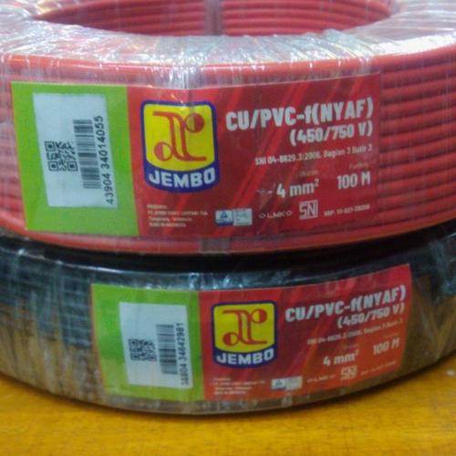 Jual Kabel Listrik Serabut NYAF 1x4mm 4mm Jembo Meteran Potongan Eceran - Hitam - Jakarta Barat ...