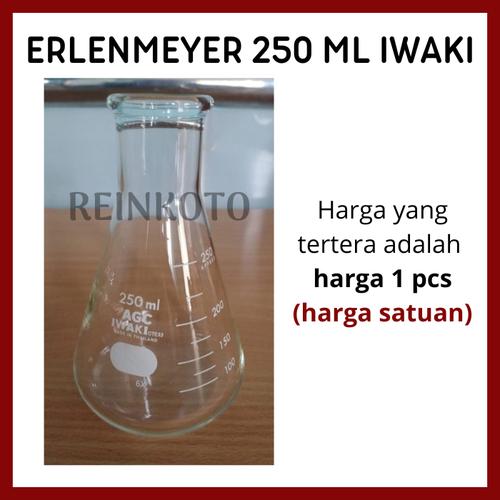 Jual IWAKI ERLENMEYER FLASK 250 mL / LABU ERLENMEYER ORIGINAL - Kota ... Jual IWAKI ERLENMEYER FLASK 250 mL / LABU ERLENMEYER ORIGINAL - Kota ...