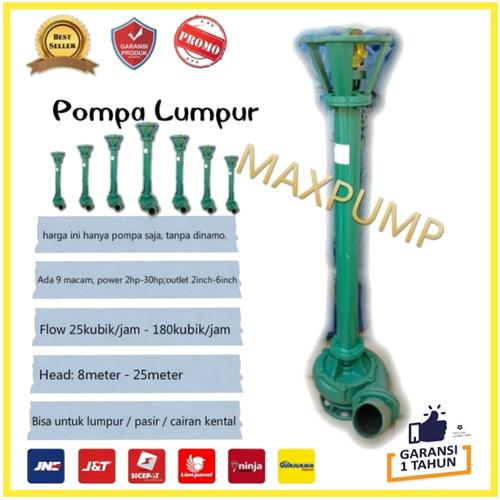 Jual Pompa Submersible 4" Vertikal Pompa Lumpur MUD SAND PUMP 3 Phase ...