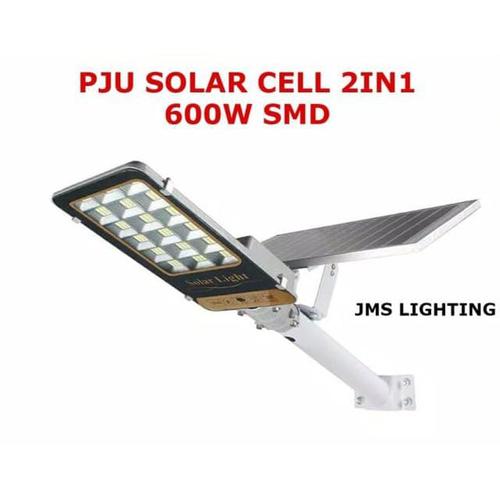 Jual LAMPU LED SOLAR PANEL TENAGA SURYA PUTIH 600WATT / LAMPU PJU ...