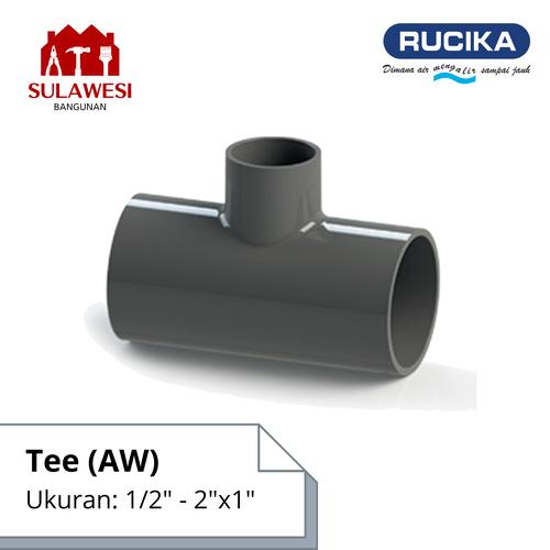 Jual Tee Rucika AW / T Pipa PVC / Fitting Pipa - 1" - Kota Palu ...