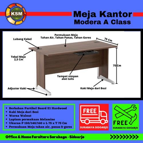 Jual Meja Kerja Staff Kantor Modera A Class Tahan Air Gores dan Panas ...