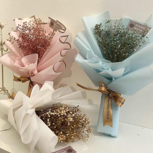Jual buket bunga baby breath - baby breath bouquet - bunga wisuda ...