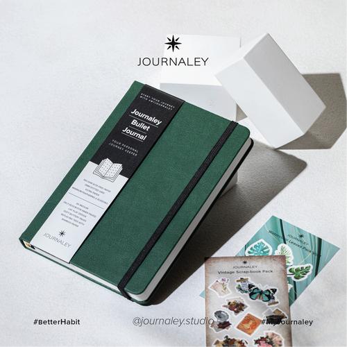 Jual Journaley Bullet Journal Notebook Planner A5 150 gsm | Dark ...