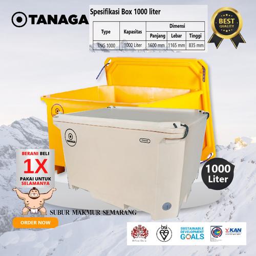 Jual COOLBOX 1000 LITER PENDINGIN MAKANAN MINUMAN IKAN STYROFOAM COOLER ...