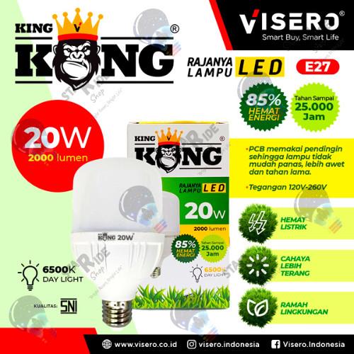 Jual Lampu Tabung Capsule Jumbo LED Bulb KingKong 20 Watt W E27 Putih ...