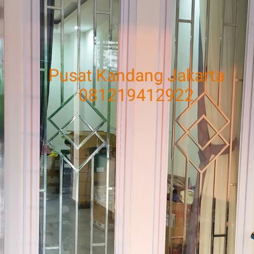 Jual Teralis jendela stainless steel. railing tangga. railing balkon ...