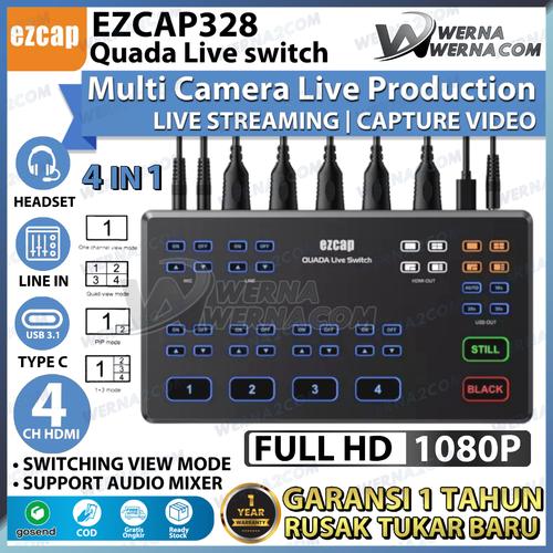 Jual EZCAP 328 4 in 1 Quada multi live switch & capture video - Jakarta ...