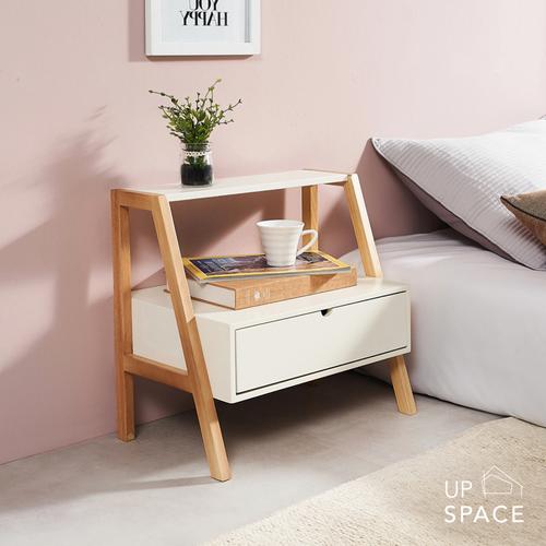 Jual Lenon Side Table (Tipe 1) / Nakas / Bedside Table / Meja Sudut Kayu - White - Kota Semarang ...