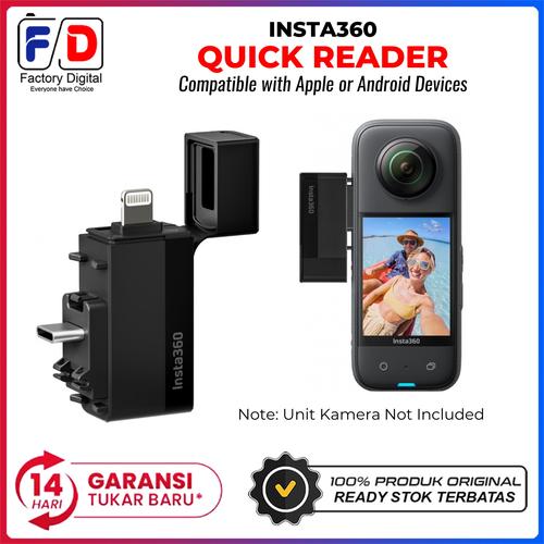 Jual Insta360 ONE X3 Quick Reader USB Type-C and Lightning Connectors - Jakarta Utara - Factory ...