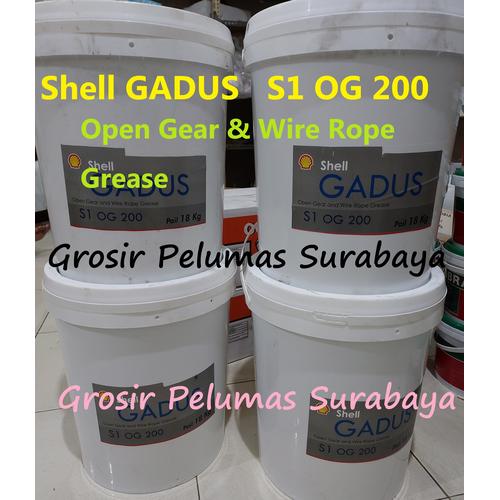 Jual Shell Gadus S1 OG 200 Open gear Wire rope Grease gemuk Kawat ...