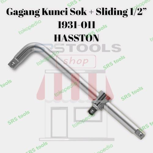 Jual HASSTON 1931-011 Gagang Kunci Sok L + Sliding 1/2" - Stang Sock ...