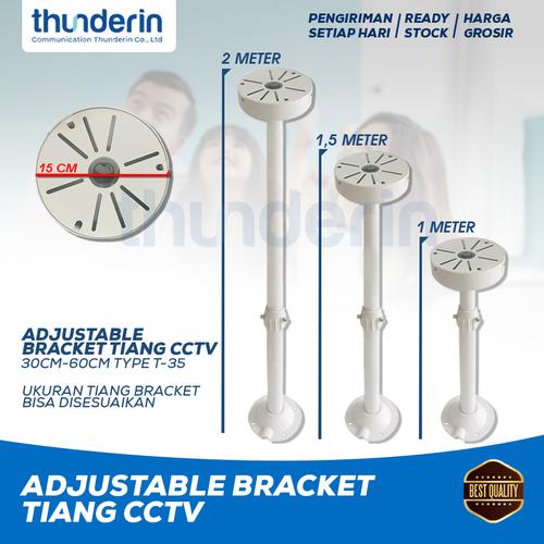 Jual Adjustable Bracket Tiang Untuk CCTV Outdoor, Panjang 1 Meter-2 ...