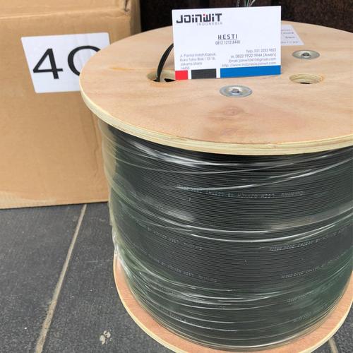 Jual KABEL dropcore 4 core drop wire 4core gepeng 1000m fiber optic fo ...