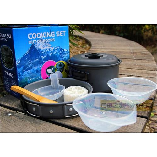 Jual Nesting Alat Masak Camping Hicking Outdoor Cooking Set DS 200 ...