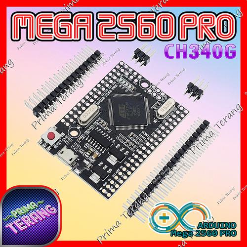 Jual Arduino Mega 2560 PRO Embed Atmega 16AU Atmel CH340G - Kota ...