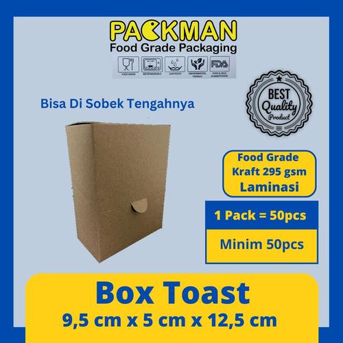 Jual BOX TOAST TAKE AWAY MODEL LEM LAMINASI / KOTAK ROTI BAKAR ...
