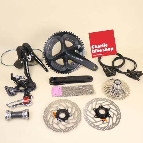 Promo Groupset Shimano 105 R7020 Hydraulic Disc Brake - 53/39T, 170MM ...