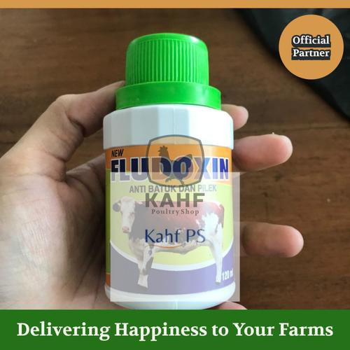 Jual Fludoxin 120 ml Obat Batuk Pilek Flu Sapi Kambing Kerbau Kuda Babi ...
