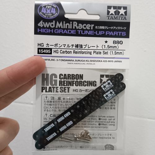 Jual Tamiya 15495 HG Carbon Reinforcing Plate Set (1.5mm) - Jakarta ...