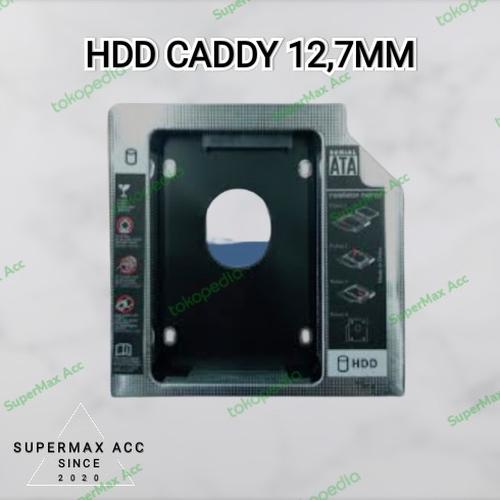 Jual Hardisk caddy for laptop 9.5 slim 9,5mm 12.7 12,7mm Tebal HDD Cady ...