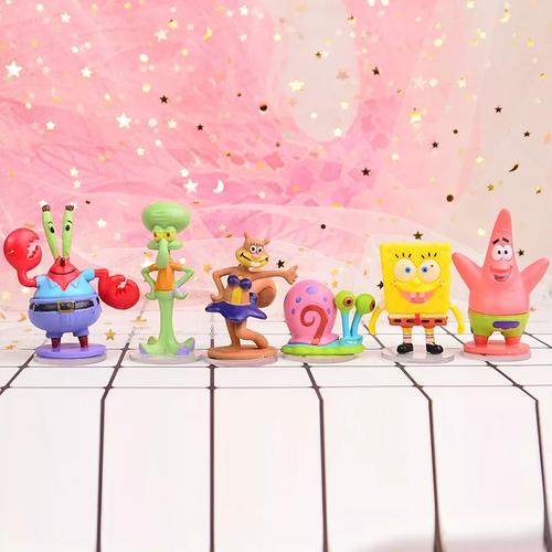 Jual Mainan Spongebob Squarepants Set Miniatur Topper Kue Figure ...
