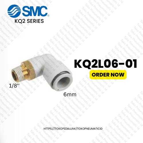 Jual SMC Fitting Elbow Male connector 6mm Drat 1/8’’ KQ2L 06-01 KQ2L 06 ...