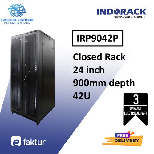 Jual CLOSE RACK INDORACK 42U 900MM 24 INCH - RAK SERVER PERFORATED ...