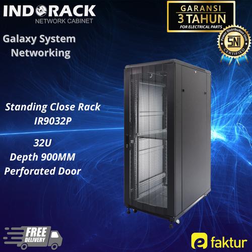 Jual Rack Server 32U INDORACK IR9032P Close Rack Perforated Door D ...