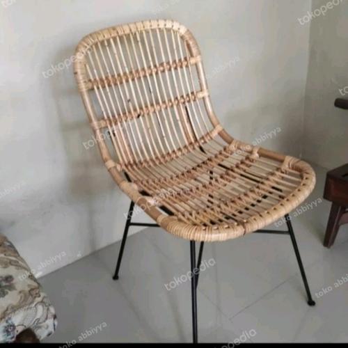 Jual Kursi Rotan Amelia Kaki Besi Minimalis / Kursi Teras Rotan - type ...