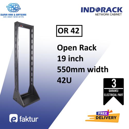 Jual OPEN RACK INDORACK OR42 42U 19 INCH - RAK SERVER OPENRACK - Kota ...