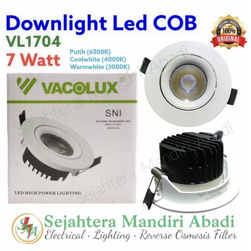 Jual Downlight Led 7 Watt Spotlight COB Inbow VL1704 Vacolux ...