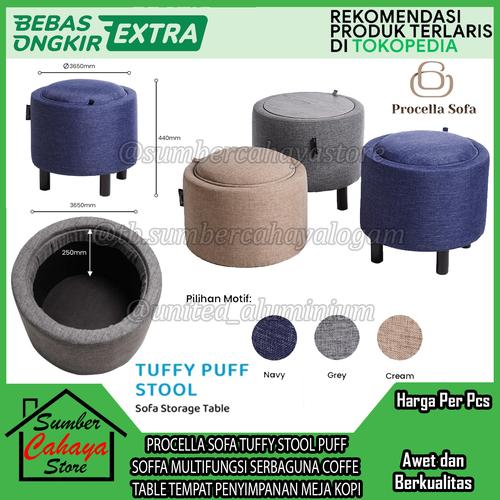 Jual PROCELLA SOFA TUFFY STOOL PUFF SOFFA MULTIFUNGSI SERBAGUNA COFFE ...