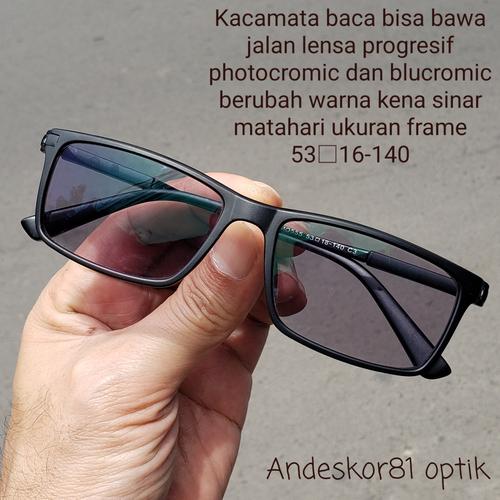 Jual kacamata baca/plus progresif double fokus photocromic pria wanita ...